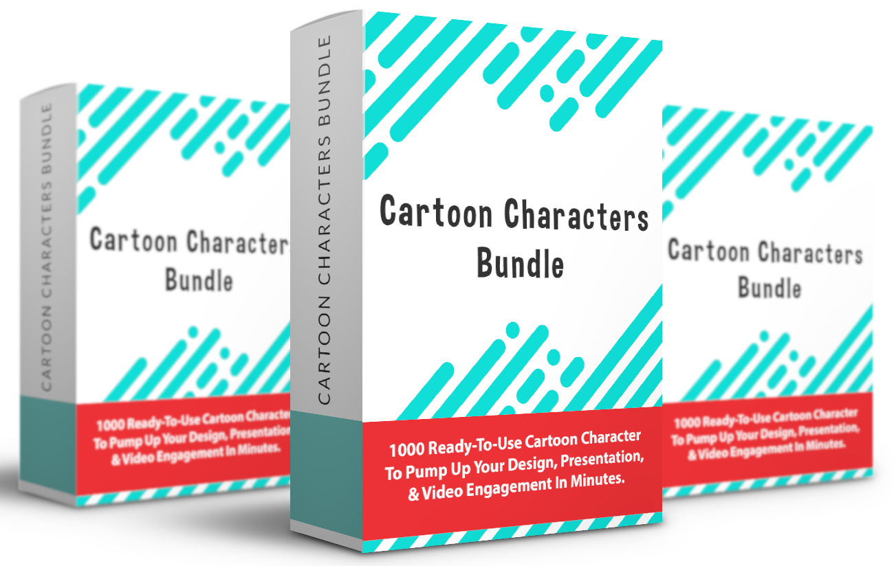 Cartoon Character Bundle - Pixeler Graphics